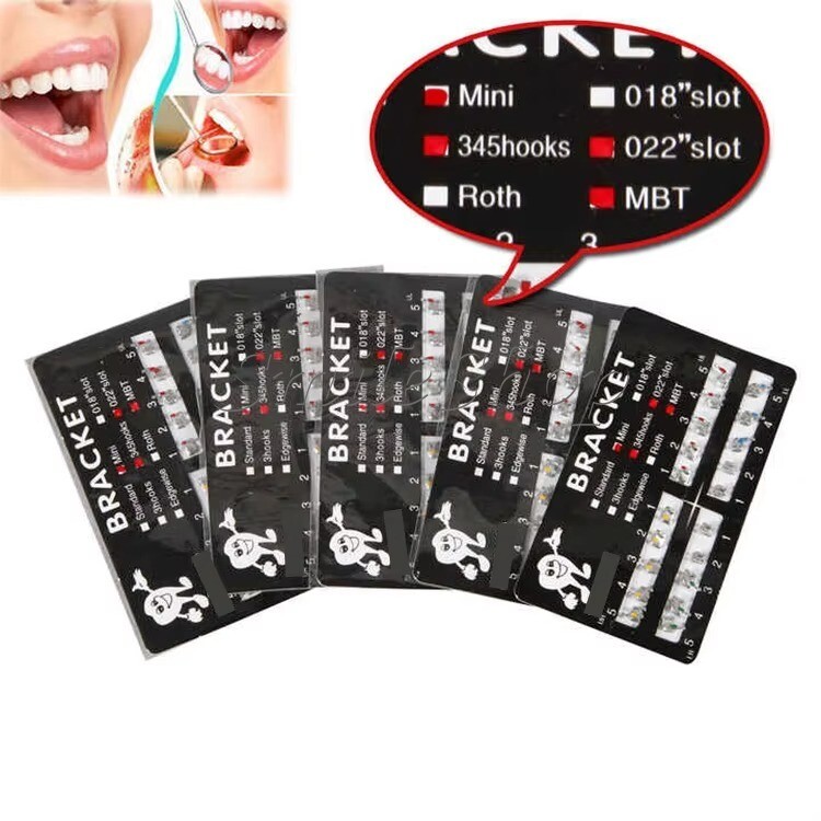 Dental Bracket Orthodontics Dental Orthodontic Roth/MBT Bracket 345 ...