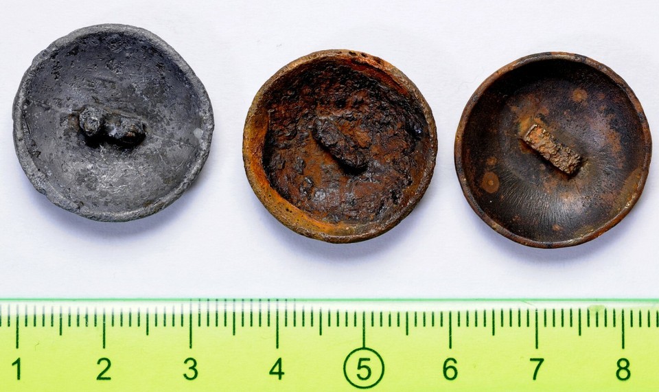 WW1 Russia Russian Empire MILITARY uniform Button 3 pieces, #11, #32 ...