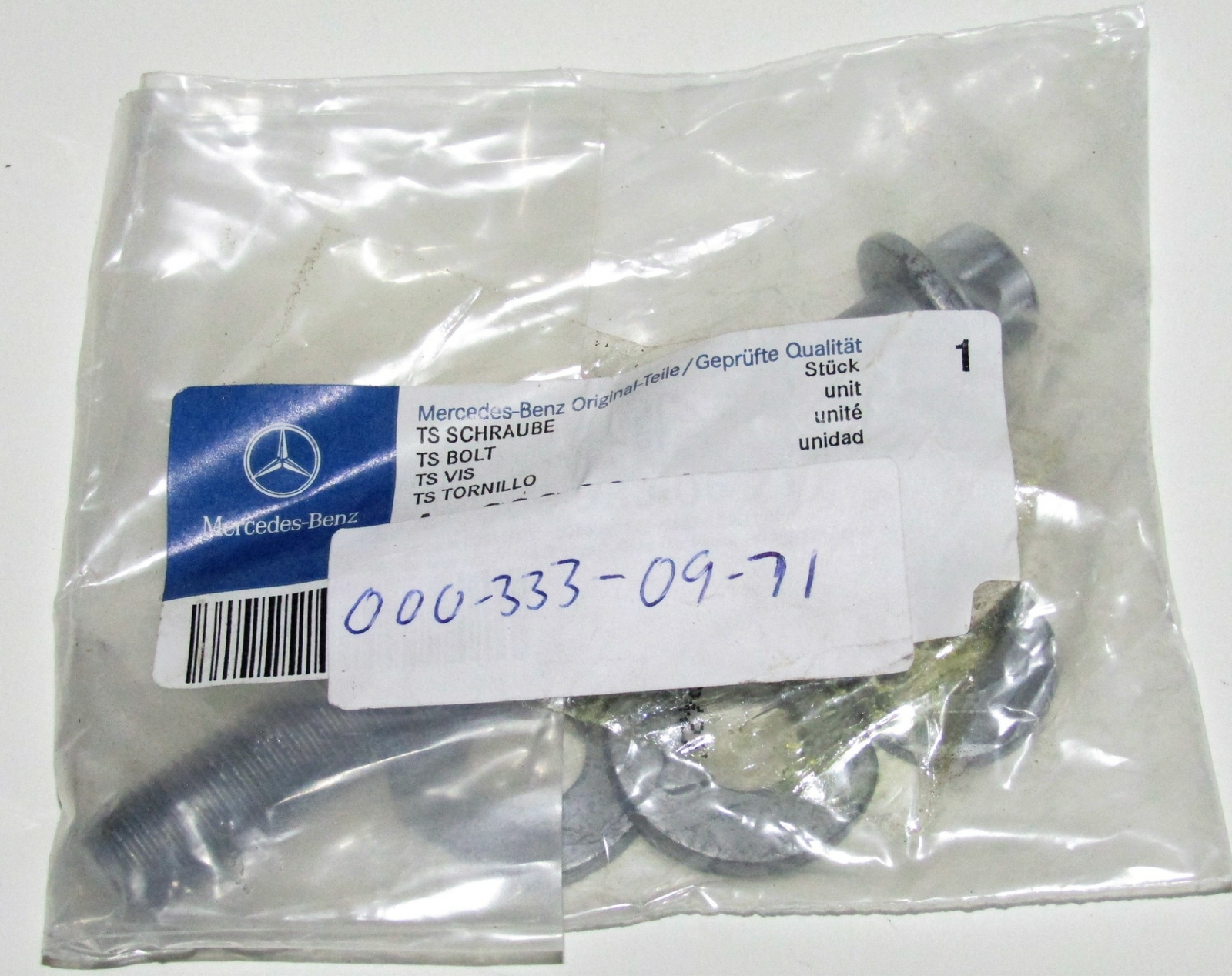 NEW GENUINE MERCEDES BENZ UPPER CONTROL ARM REPAIR KIT OEM PART NO. A ...