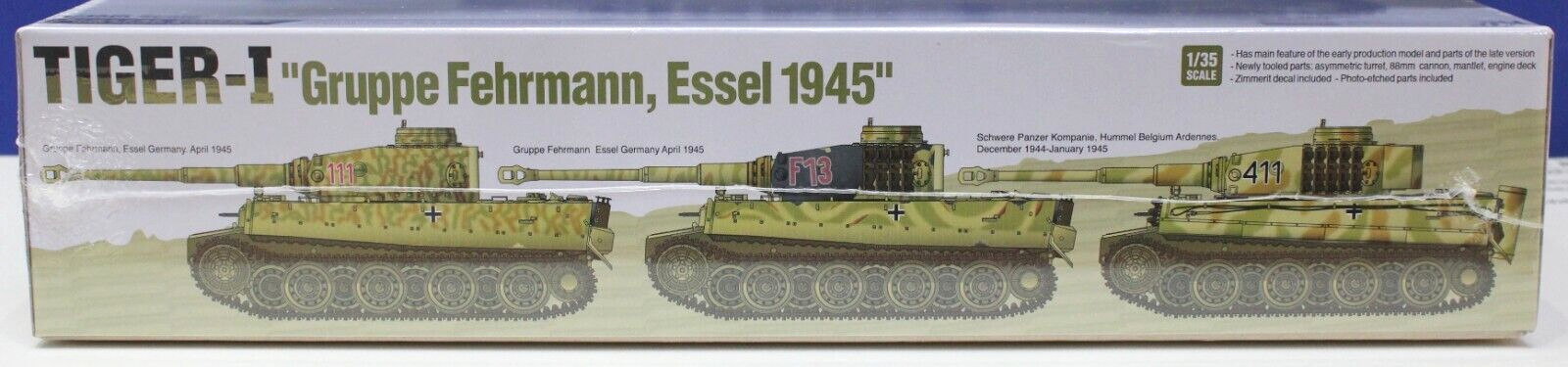Academy 13299 1 35 Tiger-1 Essel 1945 Special Limited Edition Tank kit ...