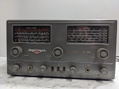 National NC-88 Receiver Scanner HAM Radio 1950s Vintage ~ POWERS ON | eBay
