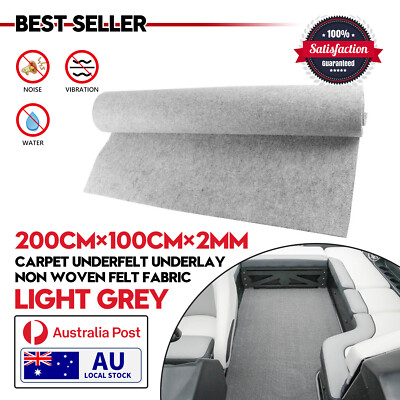 79"x39" Felt Marine Upholstery Trim Car Carpet Van Lining Underlay ...