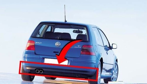 NEW GENUINE VW GOLF MK4 GTI V6 REAR BUMPER LOWER TRIM LIP SPOILER ...