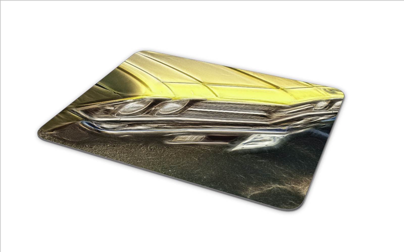 Classic American Car Mouse Mat Pad - Lime Green Muscle Cars Gift ...