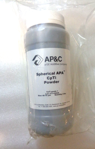 AP&C a GE additive company Spherical APA CpTi Powder Grade 1, 45-75 μm ...