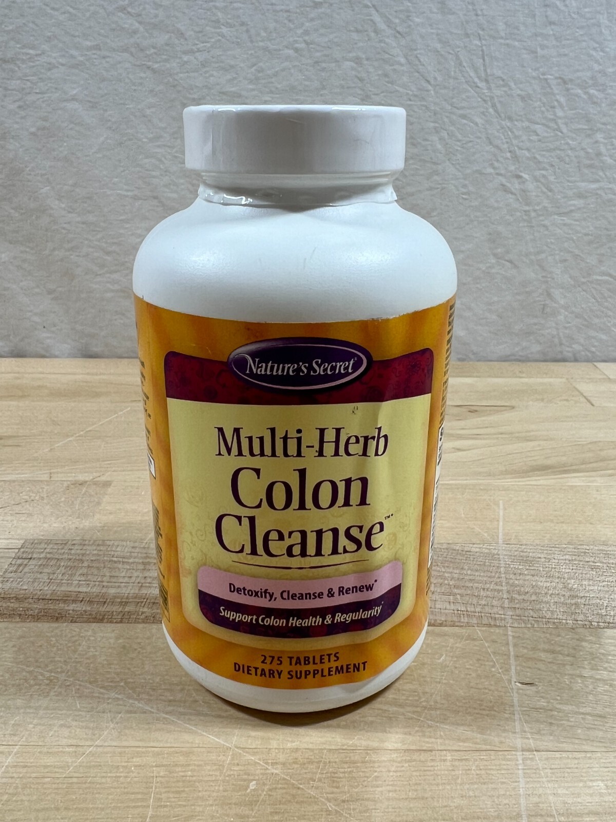 NATURE'S SECRET MULTI-HERB COLON CLEANSE DETOXIFYING TABLETS - 275 CT ...