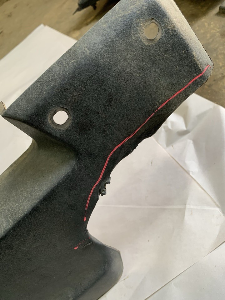 2001-2004 Honda Foreman Rubicon Trx500fa 4x4 Rear Back Left Fender ...