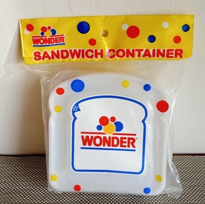 Wonder Bread Sandwich Container School Lunch Box Packer | eBay