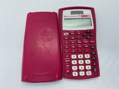 Pink Texas Instruments TI-30X IIS Scientific Calculator With Cover PINK ...