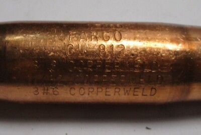 Fargo Copper-Weld In Line Splice Connector 3 # 6 3/8" x 11/32" GL-812 ...
