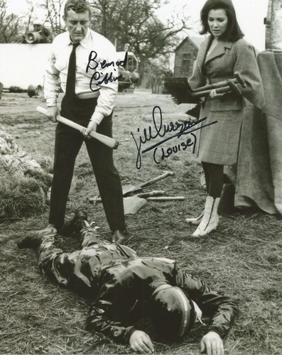 Bernard Cribbins / Jill Curzon Dr Who hand signed photo & COA UACC ...