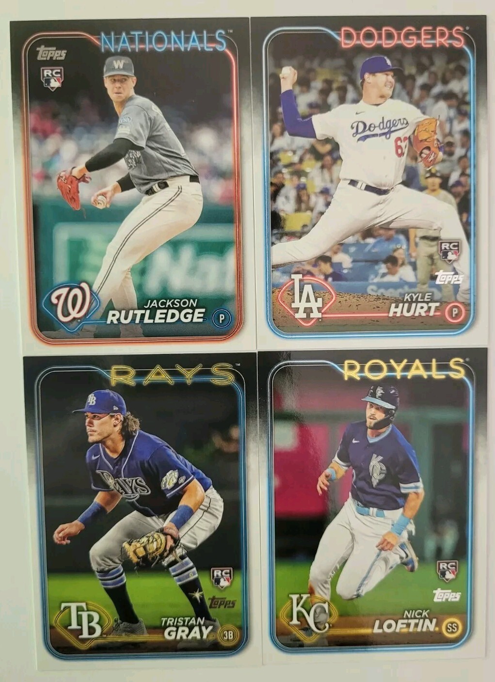 2024 Topps Series 2 Rookie Card Lot Of 4 Gray Loftin Hurt Rutledge | eBay