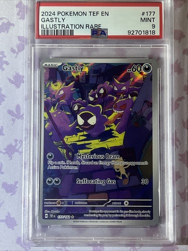 Pokémon TCG Gastly Scarlet & Violet-Temporal Forces 177/162 Holo ...