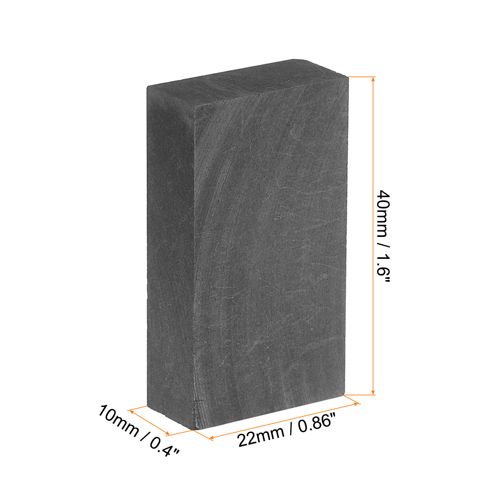 Graphite Block Ingot Rectangle Graphite Electrode Plate 40x22x10mm ...