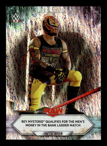 Rey Mysterio Qualifies for Money in The Bank 2021 Topps #59 WWE Foil | eBay