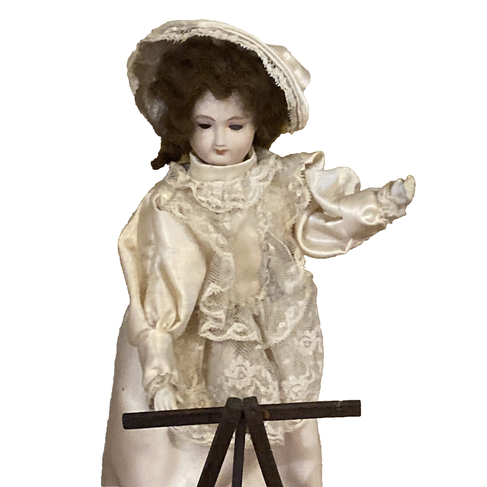 JOUET ANCIEN : POUPÉE AUTOMATE MUSICALE À Restaurer Automaton Doll To ...