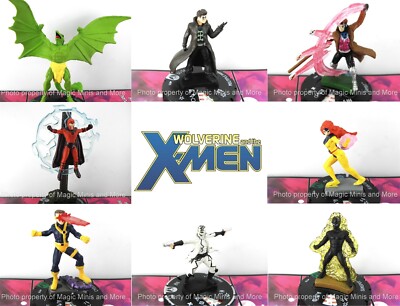 CUR Wolverine and the X-Men 44 HeroClix SET Gambit Cyclops Magneto ...