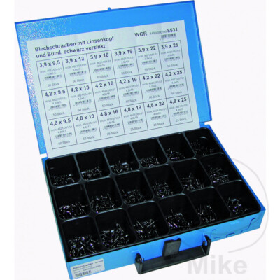 SIN MARCA Coffret assortiment de vis à tôle zinguées 8531 | eBay