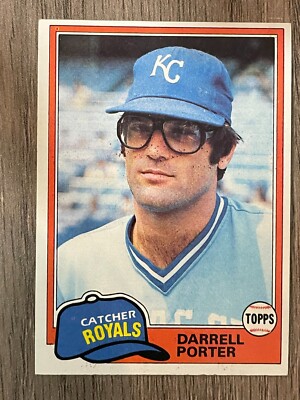 1981 Topps #610 Darrell Porter - Kansas City Royals | eBay