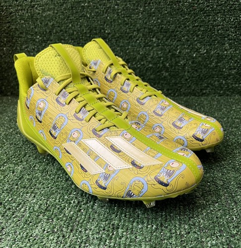 Adidas Adizero 12.0 Simpsons Treehouse of Horror Football Cleats Size ...