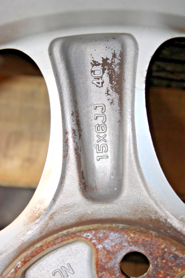 200O-2005 OEM ENKEI Miata 15" Inch 4x100 Alloy Wheel Rims (TIRES NOT ...