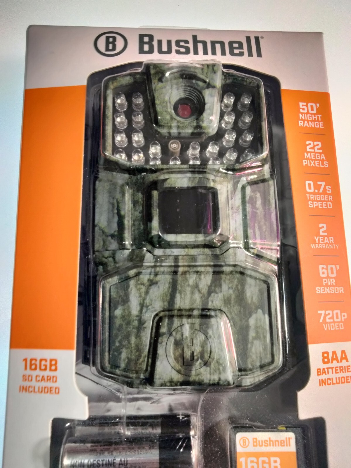 Bushnell 22MP SPOTON COMBO Low Glow Trail Camera w/16GB SD Card ...