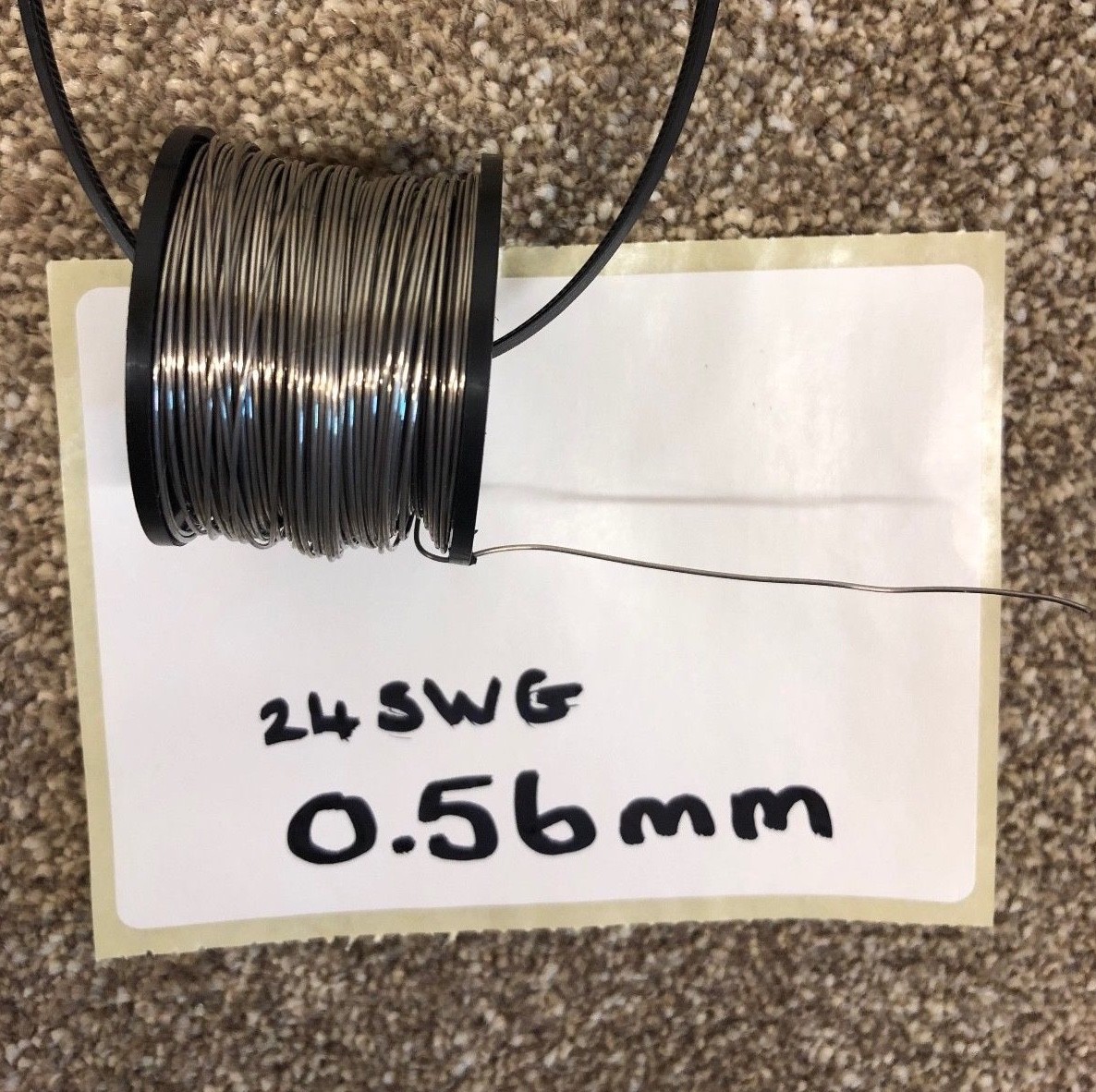 0.56 x 100mm 24 SWG Heat Seal Machine Wire Resistance Heating Element ...