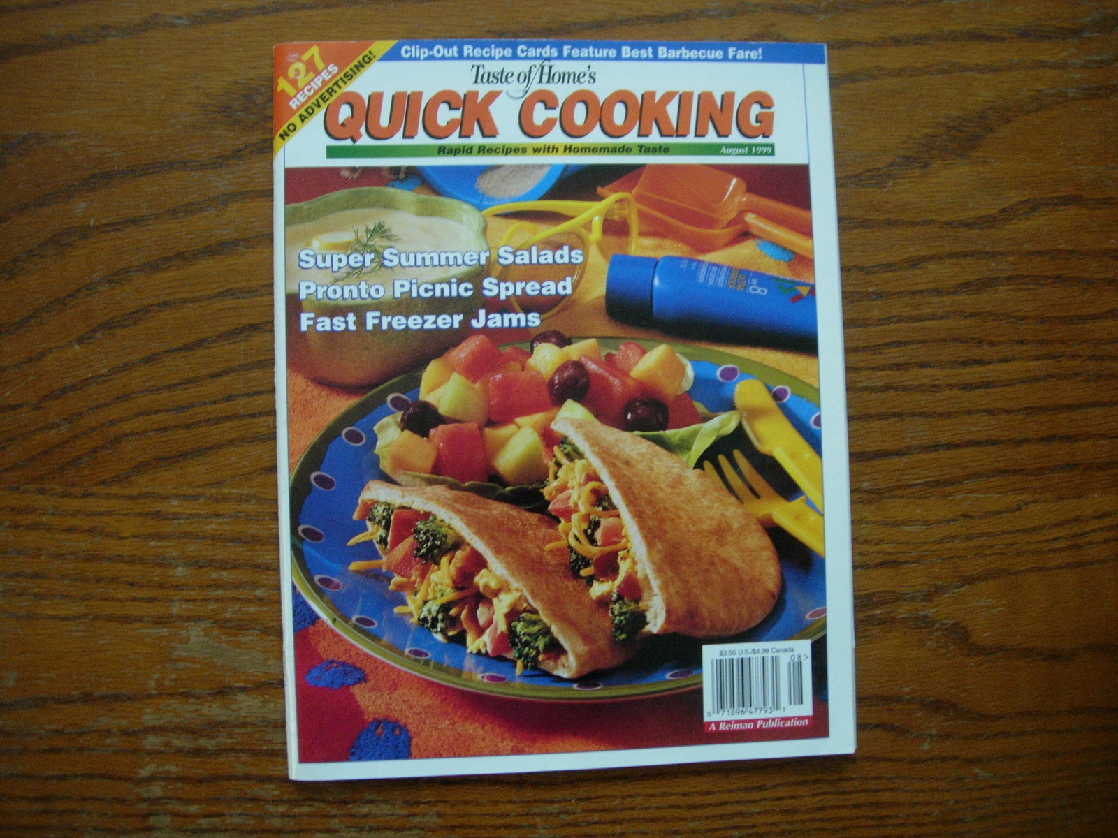 Taste Of Home's Quick Cooking Magazine August 1999 | eBay