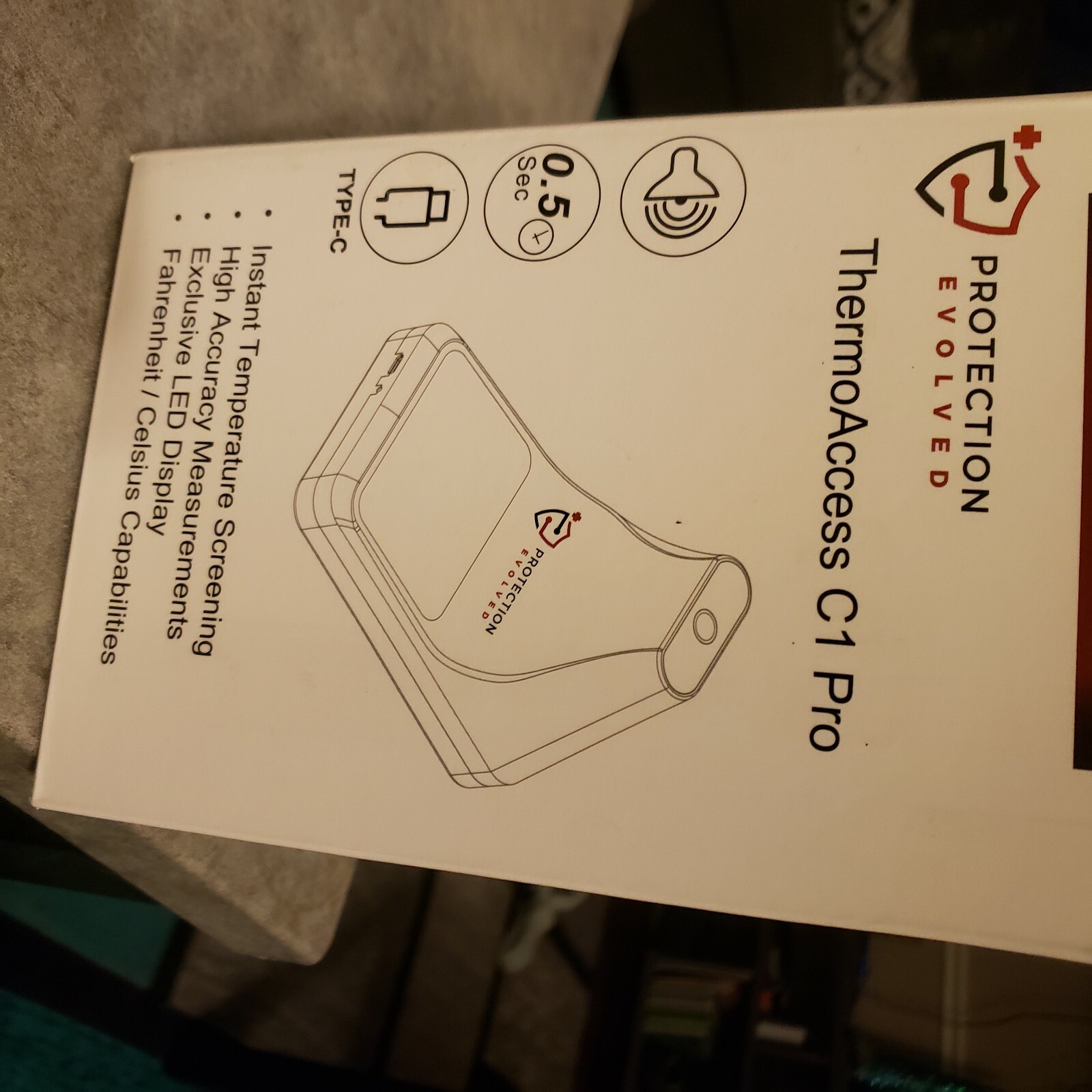 Thermoaccess C1 Non-contact Touchless Business Temperature Check Fever ...