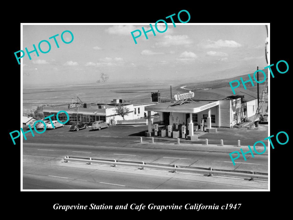 OLD LARGE HISTORIC PHOTO OF GRAPEVINE CALIFORNIA GRAPEVINE SERVICE ...