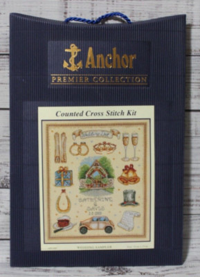 WEDDING SAMPLER cross stitch kit ANCHOR PREMIER COLLECTION NIP | eBay