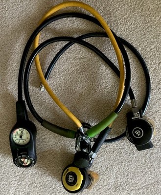 MARES Scuba Diving Regulator First Second Stage Oceanic Compass & Gauge ...