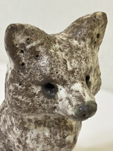 McCarty Pottery FOX (Nutmeg with Blue Accents) Merigold, Mississippi | eBay
