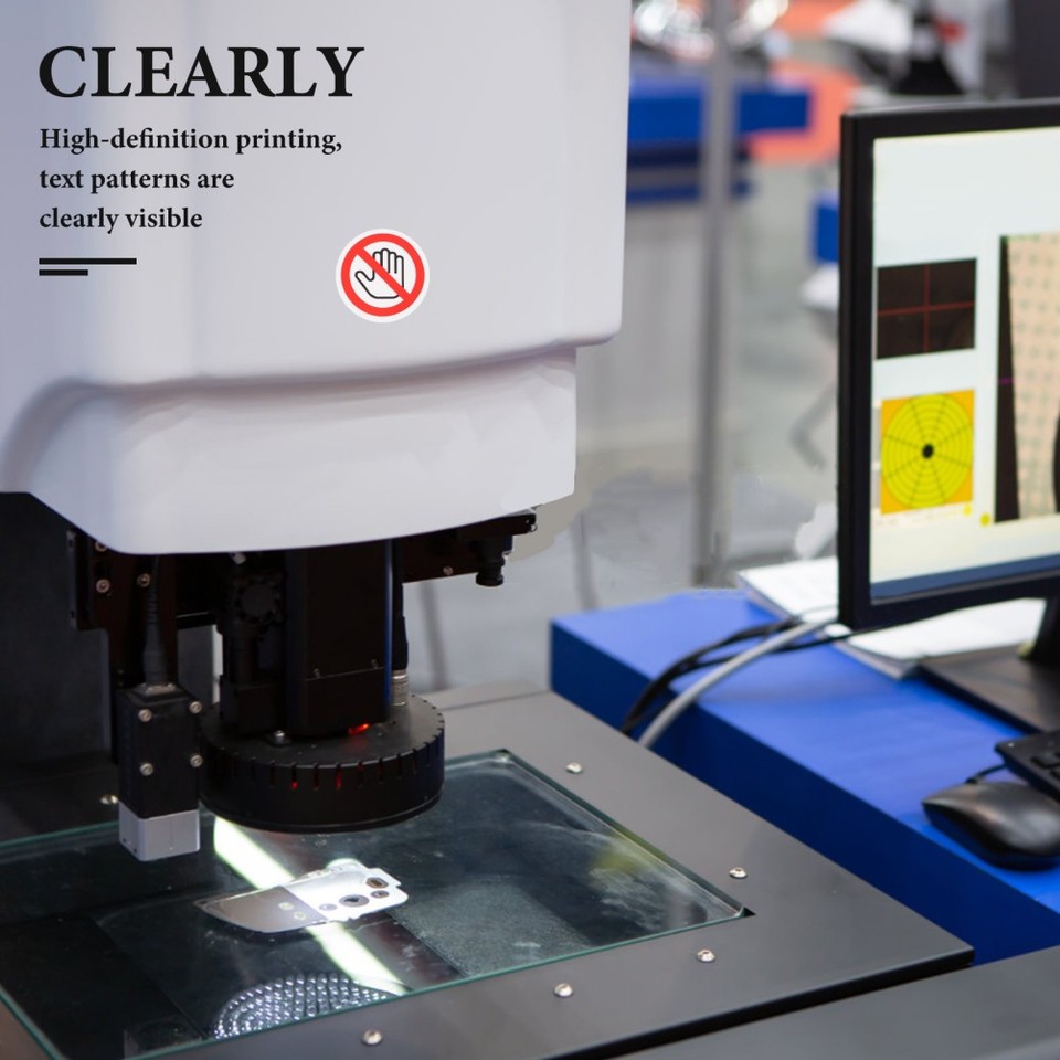 10 Pcs Car Door Opening Reminder Not Touch Sticker Electrical Stickers ...