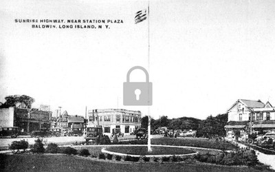 Sunrise Highway Station Plaza Baldwin Long Island New York NY - Reprint ...