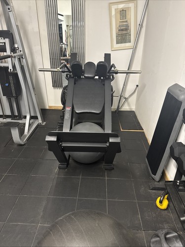 Gym Bench Quads Hamstrings Press Leg Extension and Curl Machine Seated ...