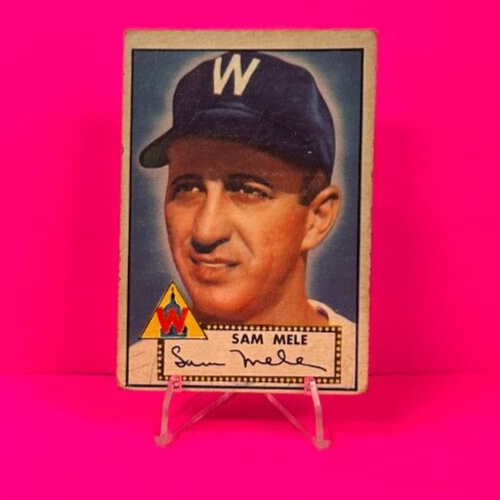 1952 Topps Baseball Card Sam Mele #94 O/C VG Range 22524 | eBay