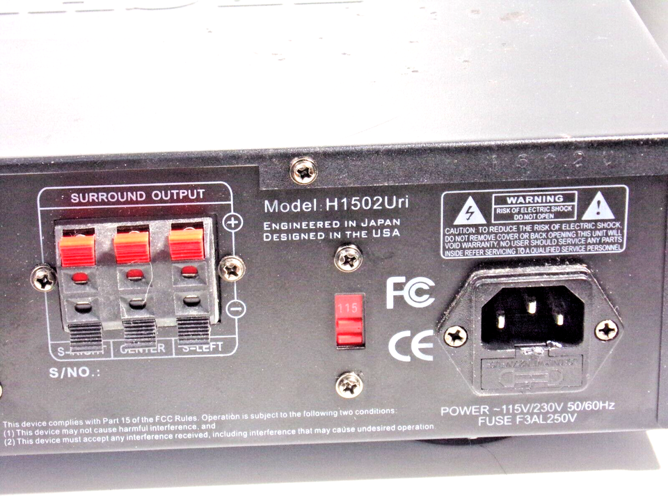 Technical Pro 1500W Hybrid H1502URI Amplifier/Preamp/Tuner w/USB&SD ...