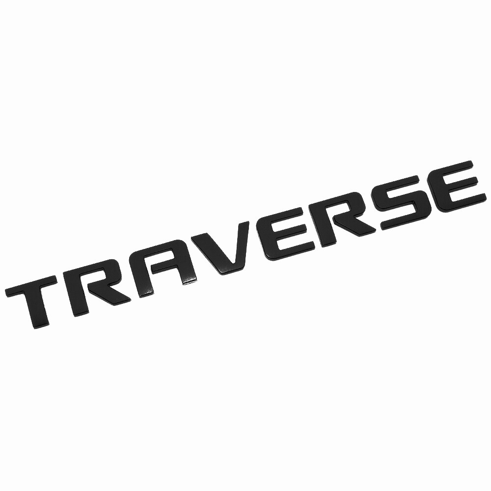 3x Fits 2018 UP Traverse Letter Nameplate Emblem Door & Liftgate Badge ...