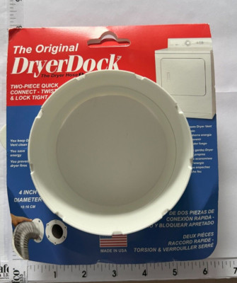 Dryer Dock The Original Dryer Vent Quick Release Two-Piece Connect ...