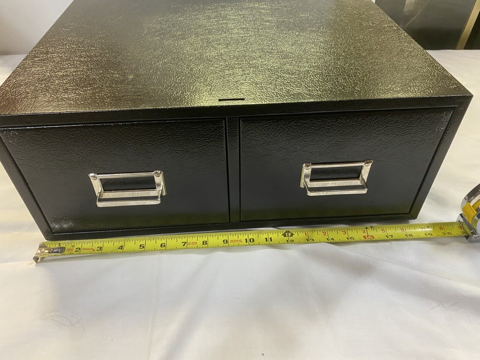 Buddy Drawer, #1658 5" X 8 " double, Black | eBay