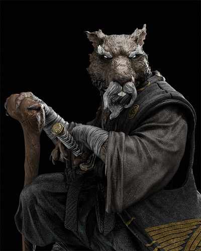 1/8 39cm Master Splinter 3D Print GK Figure Model Kit Unassemble ...