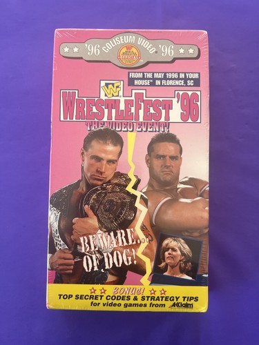 WWF WRESTLEFEST 96 1996 VHS COLISEUM VIDEO wrestling SHAWN MICHAELS ...