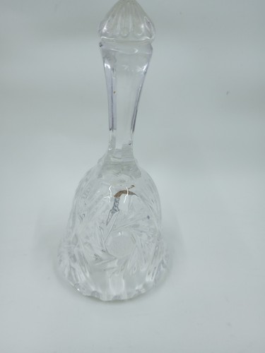 Vintage Crystal Clear Glass Pinwheel Buzz Star Bell | eBay