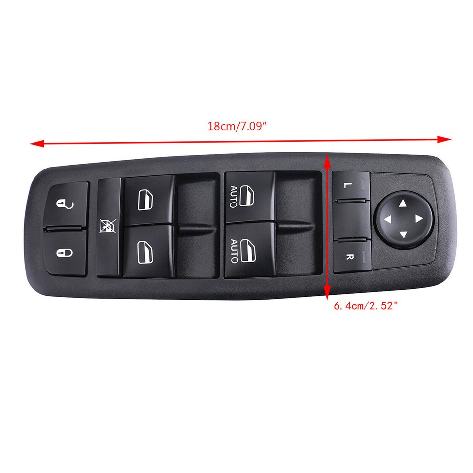 For 2009-2012 Dodge Ram Door Power Master Window Switch Quad Cab ...