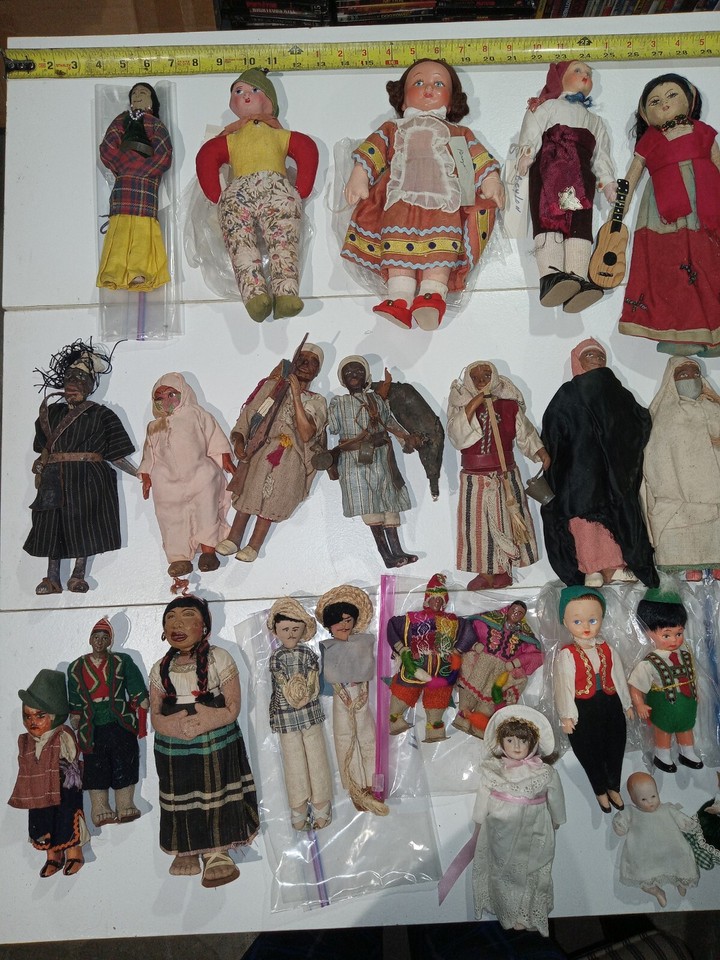 Huge Rare Antique and Vintage Doll Collection from Around the World (43 ...