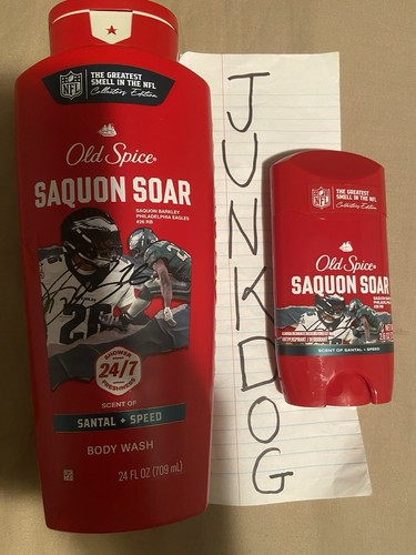 Saquon Barkley Saquon Soar Old Spice NFL Deodorant Body Wash ...
