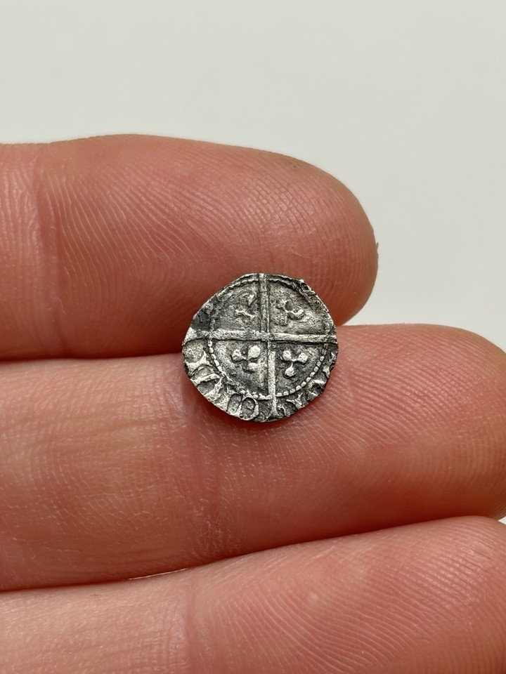 Edward V Hammered Silver Half Penny. MM. Half Sun And Rose. | eBay UK