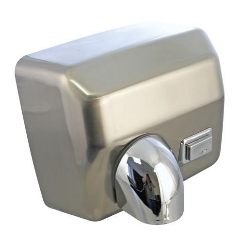 HANDRYER Heavy Duty Push Button - Chrome 2.5kW MANUAL hand dryer | eBay UK