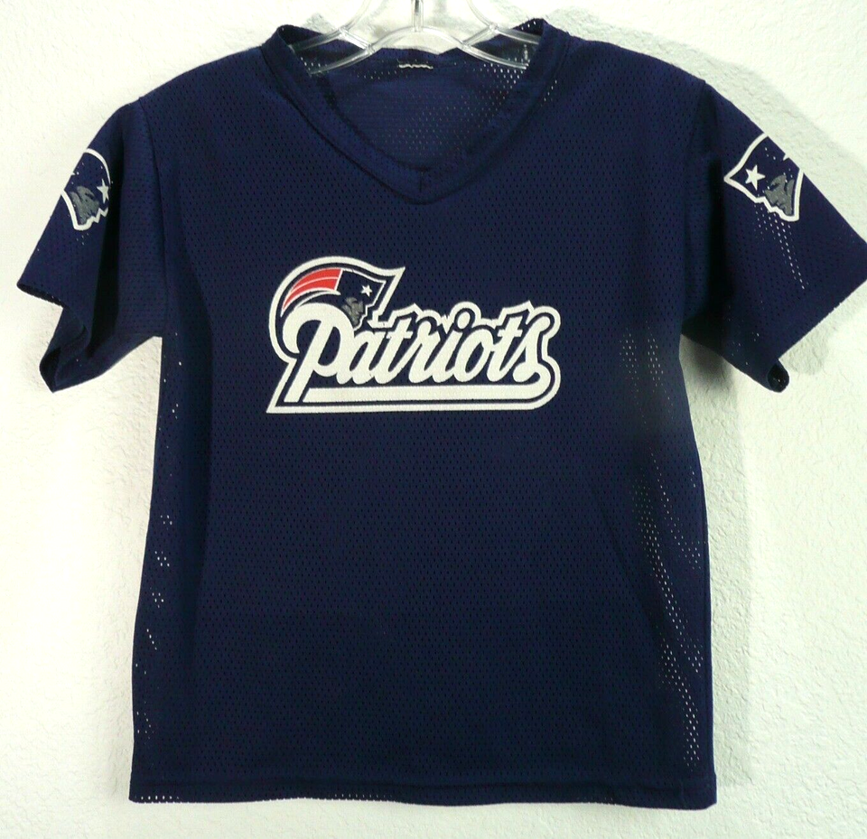 New England Patriots Jersey Youth Small Blue #89 NFL Football Short ...